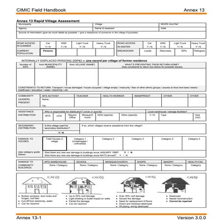 Cfhb annex 13 rapid village assessment-vers0.1 | DOCX