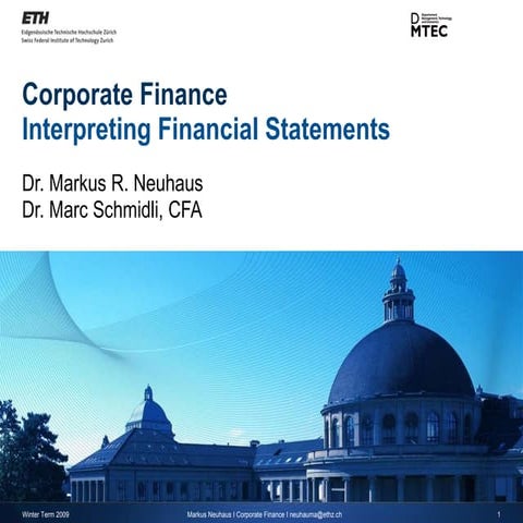 Interpreting Financial Statements | PPT