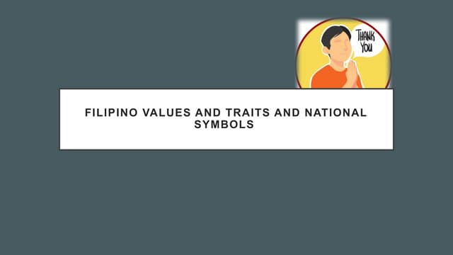 Filipino Traits and Characteristics | PPT