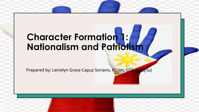 Patriotism and nationalism | PPTX