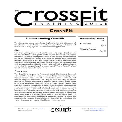Crossfit Instructor Manual v4 | PDF