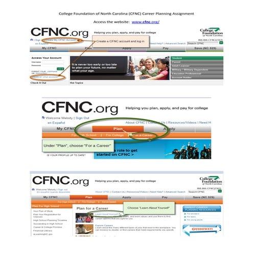 CFNC.org assignment | PDF
