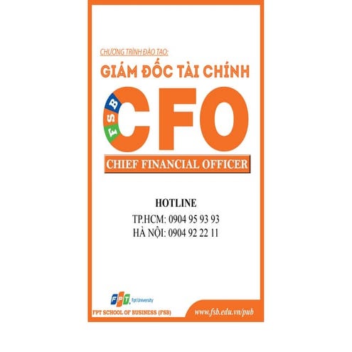 Cfo chuong trinh dao tao1 | PDF