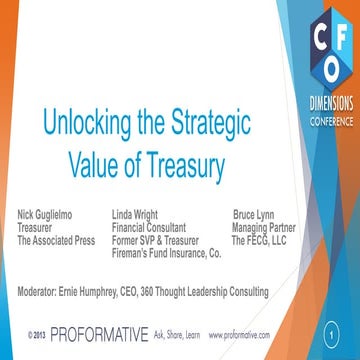 What Every Finance Leader Needs to Know About Unlocking the Strategic ...