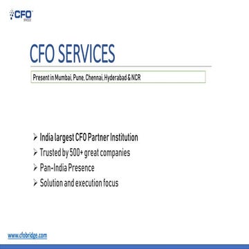 CFO SERVICES | PPT