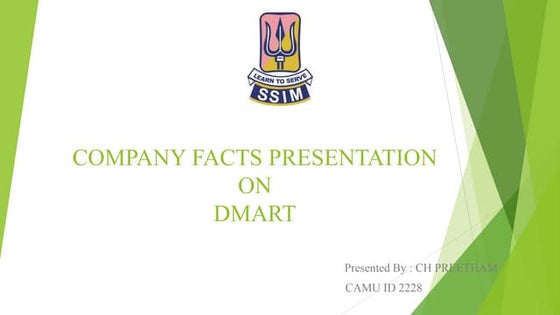 Dmart marketing strategy | PDF