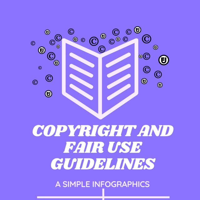 COPYRIGHT AND FAIR USE GUIDELINES (INFOGRAPHICS) | PDF