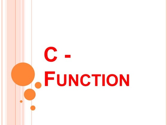 Input Output Statement In C Ppt