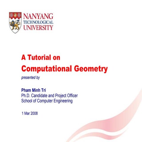 A Tutorial On Computational Geometry Ppt 8263