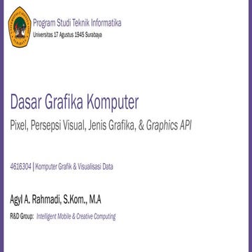 Konsep Dasar Grafika | PDF
