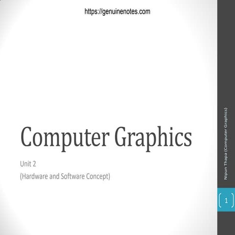 Computer Graphics Notes IIIT Manipur .pdf