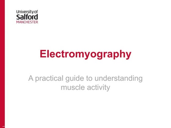 Electromyography | PPT