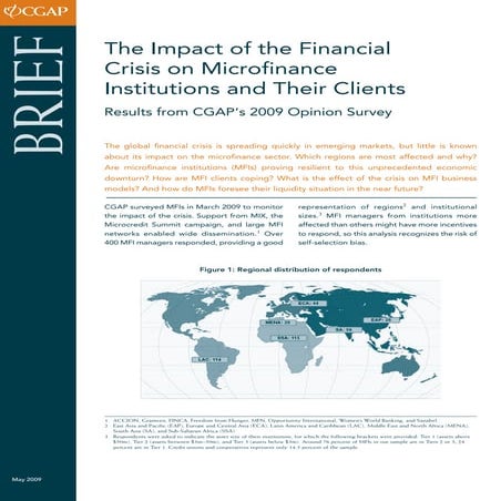 The Impact of the Financial Crisis on Microfinance Institutions and ...