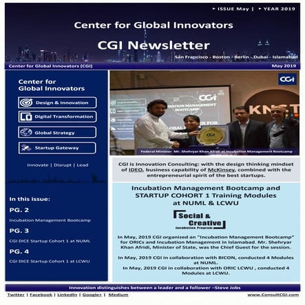 CGI Newsletter June 2019 | PPTX