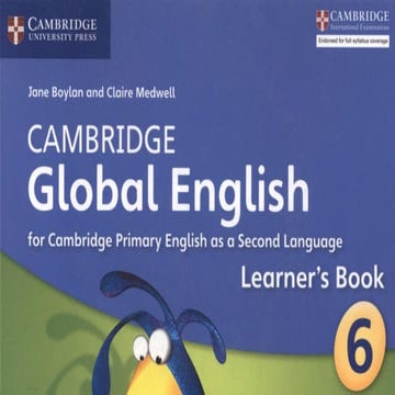Cambridge Global English Stage 6, Grade 5 (Unit 2) | PPTX