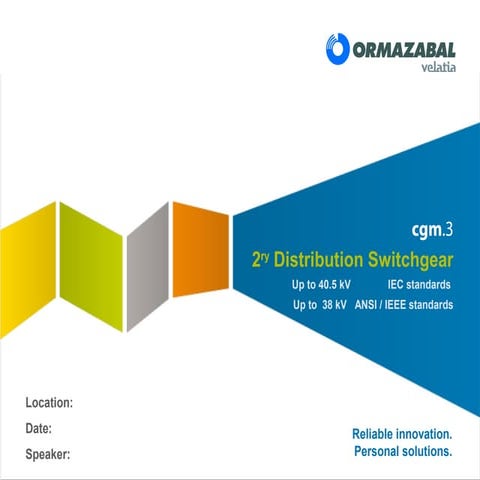 Ring main unit presenattion | PPTX