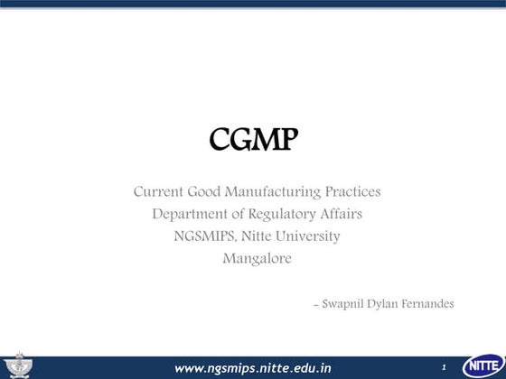 BASIC GMP TRAINING ; WHO MODULE | PPT | Pharmaceutical Industry ...
