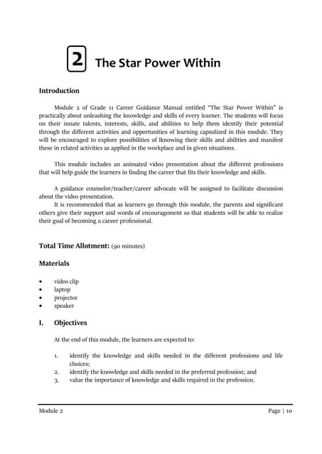 Cgp grade 12 module 2-edited | PDF