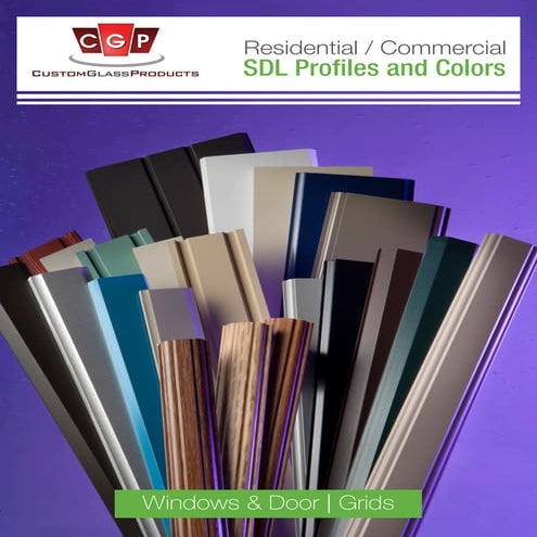 CGP SDL Grid profiles and Colors Catalog | PDF