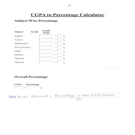 Cgpa | PDF