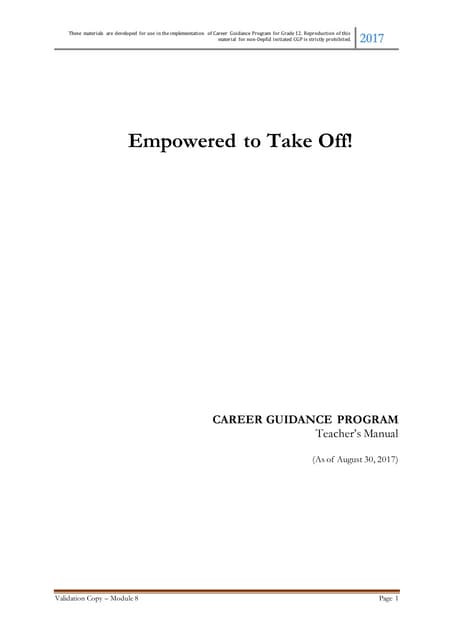 Cgp grade 12 module 7-edited | PDF