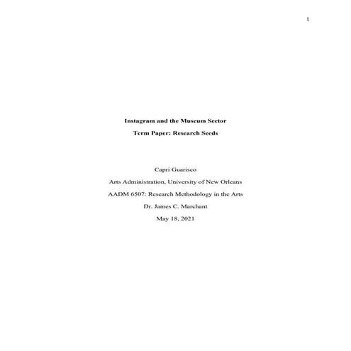 Case Study: Pop Up Museums | PDF