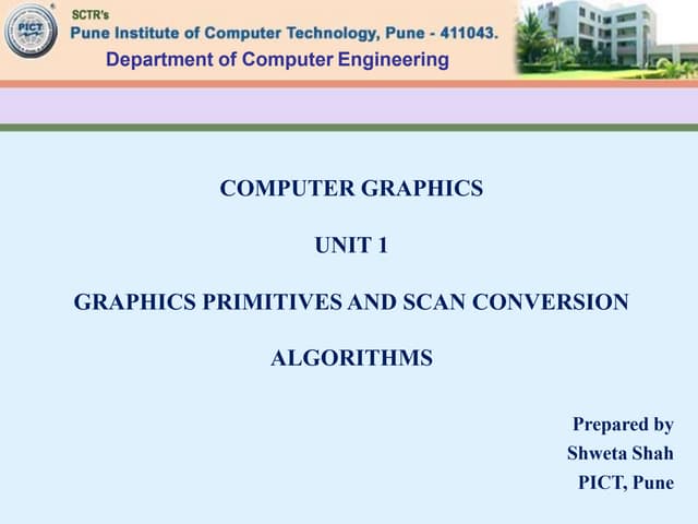 primitives in computer graphics using .pptx