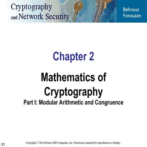 mathematics of cryptography chapter-02.ppt