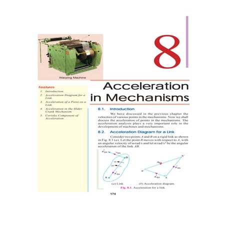 Accelerations in Slider Crank mechanism | PPTX