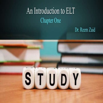An Introduction to ELT Part one : Self-Development | PPTX