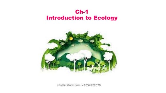 Introduction to ecology | PDF | Science