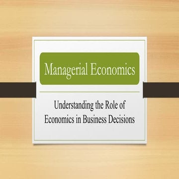 Managerial economics chapter two.ppt slide share | PPT