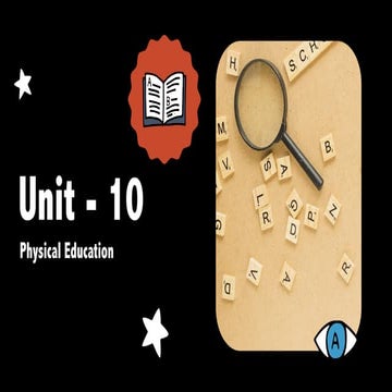 Physical education class 12th Chapter 10 | PDF