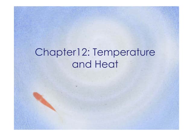 Thermal properties of matter | PPTX