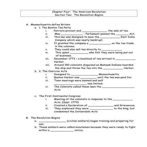Chapter two worksheet one | DOC