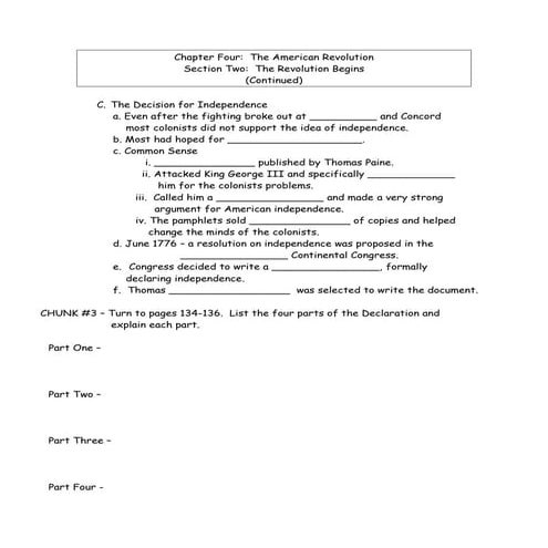 Chapter two worksheet one | DOC