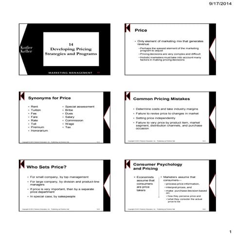 Ch 14 pricing strategies and programs 14e | PDF