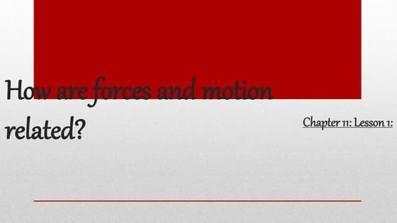 Science motion 1 grade 5 | PPT