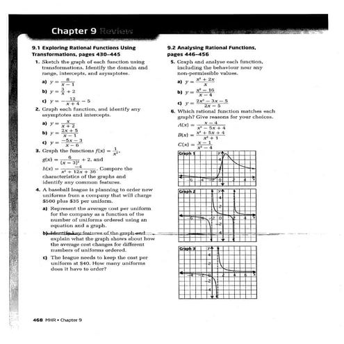 Ch. 9 review assignment key | PDF
