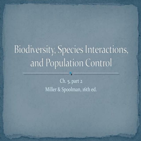 AP Environmental Science Ch. 5, part 2 Miller LITE | PPT