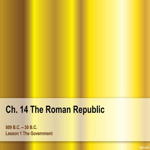The Roman Republic | PPT