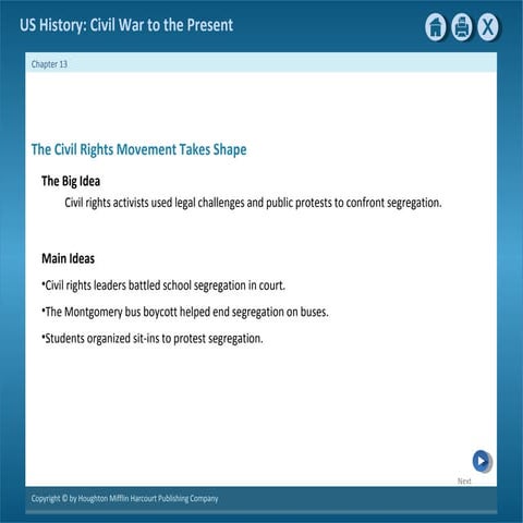 Ch.13- The Civil Rights Movement | PPT