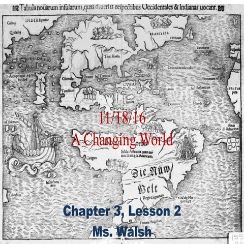 Ch. 3 lesson 2 a changing world | PPTX