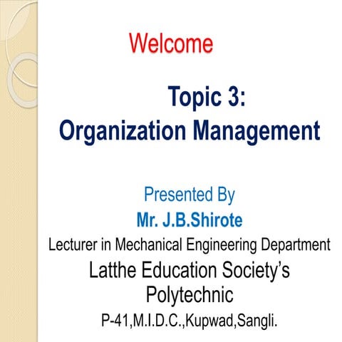 Ch.3 b.principles of organization | PPT