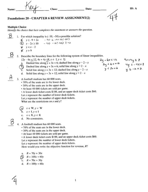 Ch. 11 review assignment key | PDF