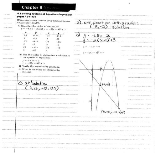 Mrs. Sack's Pre-Calc 20 Ch. 8 review assignment (textbook) answer key | PDF