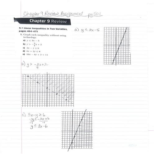 Mrs. Sack's Pre-Calc20 Ch. 9 review assignment answer key | PDF ...