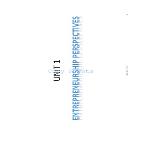 Entrepreneurship Development | PDF