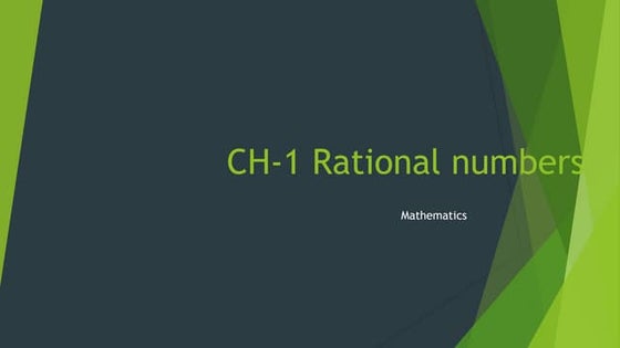 Rational and irrational numbers | PPTX