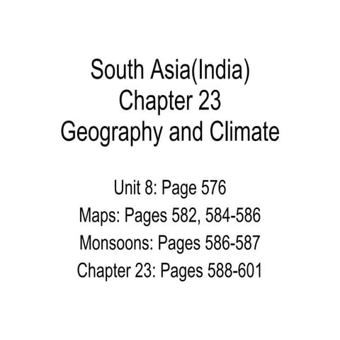 The Geography of South Asia and India subcontinent.pptx